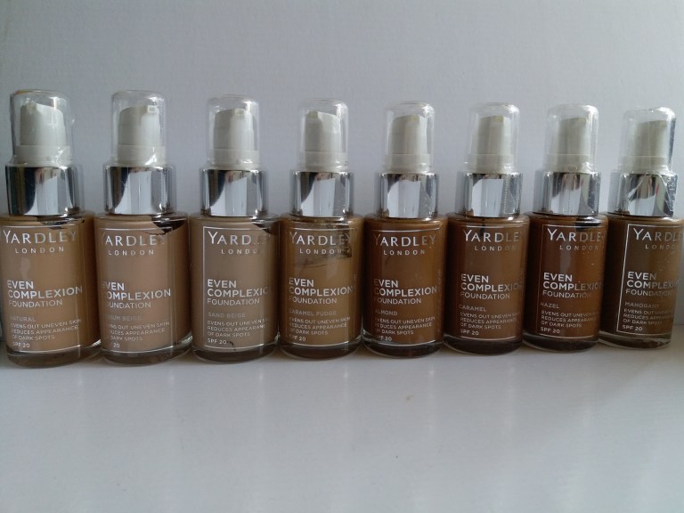 Review: Yardley even complexion foundation and pressed powder ...